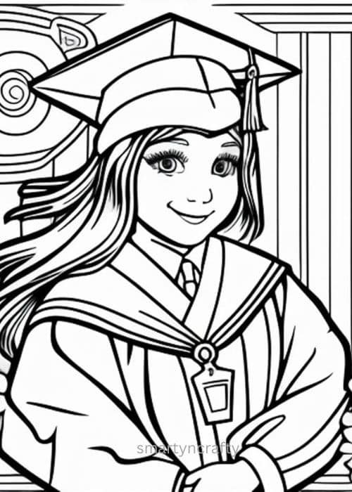 20 Graduation Coloring Pages Celebrating Achievements - Approaching Home