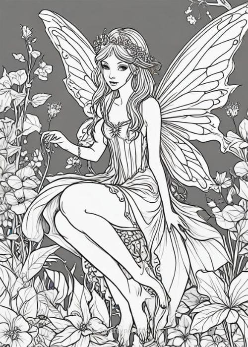 30 Enchanting Fairy Tales Coloring Pages - Approaching Home