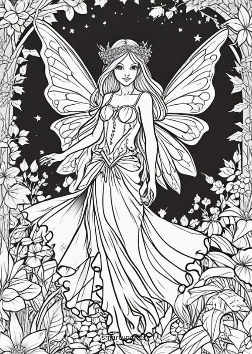 30 Enchanting Fairy Tales Coloring Pages - Approaching Home